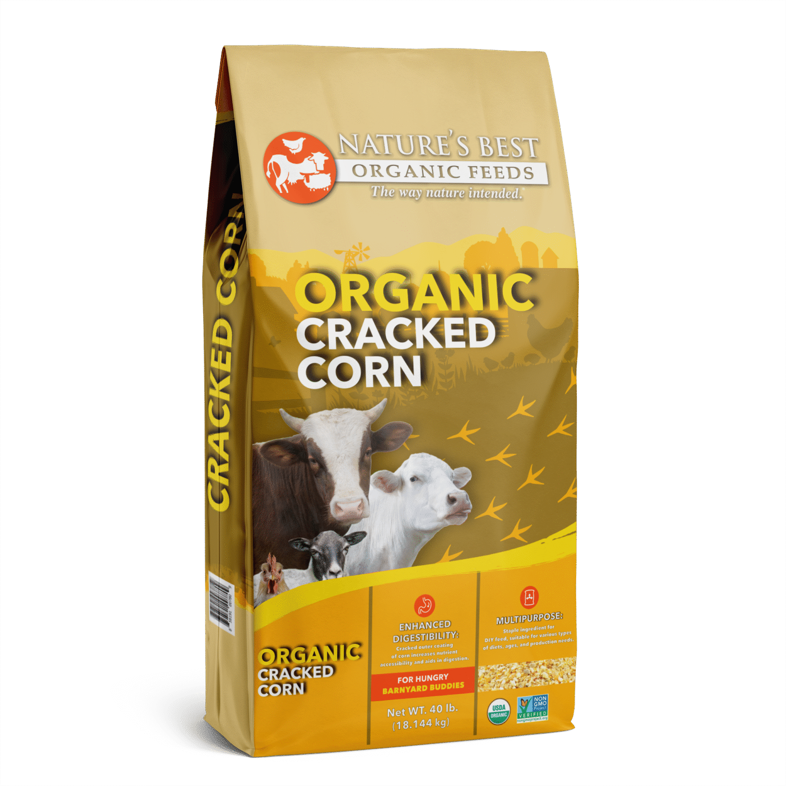 Organic Whole Corn - Nature's Best Organic Feeds